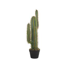 Beliani Kunstpflanze CACTUS in Grün/Schwarz - (W) 13 x (H) 78 x (L) 13 cm | Gr.: onesize