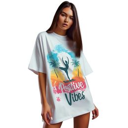 Reichstadt Damen Oversized T-Shirt in Tropical Vibes | Gr.: S