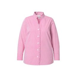Ulla Popken Trachtenbluse in dunkles malve | Gr.: 42-44