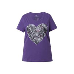 Ulla Popken Shirt in iris | Gr.: 46-48