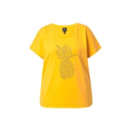 Ulla Popken Shirt in helles mango | Gr.: 54-56