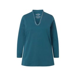 Ulla Popken Shirt in tief grün | Gr.: 42-44