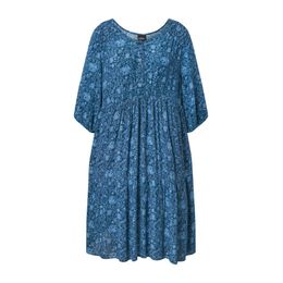 Ulla Popken Midikleid in tintenblau | Gr.: 46-48