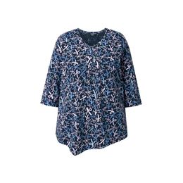 Ulla Popken Shirt in marine | Gr.: 46-48