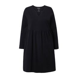 Ulla Popken Midikleid in schwarz | Gr.: 54-56