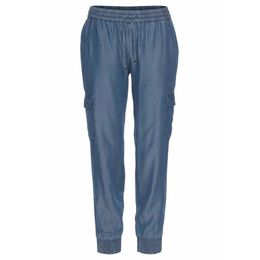 Lascana Schlupfhose in denim-blue | Gr.: 34
