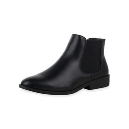 VAN HILL Chelsea Boots Chloe in Schwarz PU | Gr.: 39
