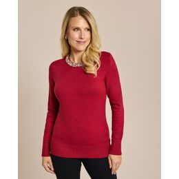 Alfredo Pauly Pullover mit Perlendeko