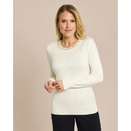 Alfredo Pauly Pullover mit Perlendeko