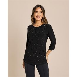 Couture Line Shirt mit Strassdeko