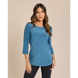 Couture Line Shirt mit Strassdeko