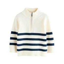 next Pullover Jungen Größe 74 navy / weiß