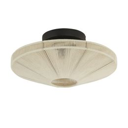 Höffner Deckenleuchte Midsumer ¦ creme ¦ Maße (cm): H: 17,5 Ø: 38 » Höffner