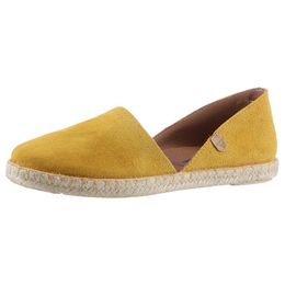 VERBENAS Espadrille &raquo;CARMEN SERRAJE&laquo;, Schlupfschuh, Sommerschuh, Loafer mit typischem Jute-Rahmen gelb 39 39 Gelenkoffenes, sommerliches Modell