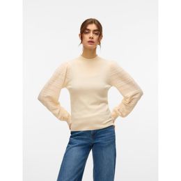 Véro Moda VERO MODA Strickpullover »VMNEWLIMONE LS HIGHNECK PULLOVER BOO« Birch S S Pullover von Vero Moda