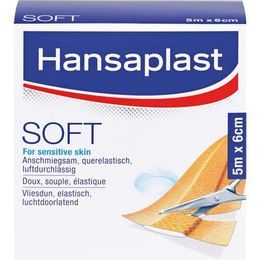 Beiersdorf AG Hansaplast Soft Pflaster 6 cmx5 m Rolle 1 St