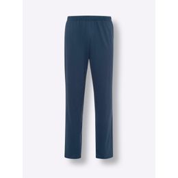 WITT Herren Schlafanzug, marine-kariert, Gr&ouml;&szlig;e 44/46