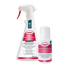 PFERDEfit by Loesdau Set Fliegenschutz, Power Insect-Away-Spray + Insektenschutz Gel Roll on Set