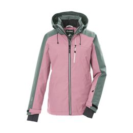 Skijacke Killtec "KSW 256 WMN SKI JCKT", Damen, Gr. 40, altrosa, Oberstoff: 100% Polyester, Futter: 100% Polyester, Füllung: 100% Polyester, Jacken, Damenjacke: wasser- und winddicht, atmungsaktiv, verstellbare Kapuze