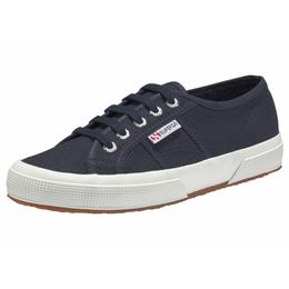 Sneaker Superga "Cotu Classic", Damen, Gr. 37, blau (navy, wei&szlig;), Textil, unifarben, Schuhe Sneaker, mit klassischem Canvas-Obermaterial