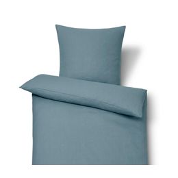 Tchibo - Leinen-Bettwäsche - blau