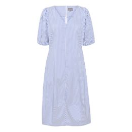 Culture Kleid 'Abigail' Damen Gr&ouml;&szlig;e 42 rauchblau / wei&szlig; Sommerkleid