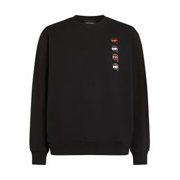 K by KARL LAGERFELD Karl Lagerfeld Sweatshirt Herren Gr&ouml;&szlig;e S mischfarben / schwarz