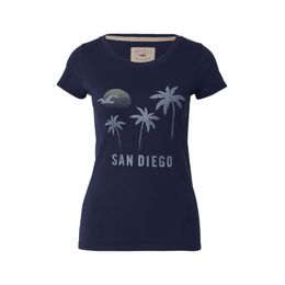 Hollister T-Shirt Damen Gr&ouml;&szlig;e XL navy / hellblau / hellgr&uuml;n