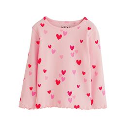 next T-Shirt M&auml;dchen Gr&ouml;&szlig;e 92 pink / pastellpink / rot
