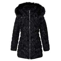 Koroshi Winterjacke Damen Gr&ouml;&szlig;e L schwarz