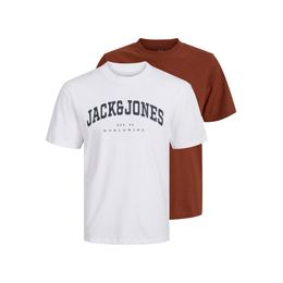 Jack & Jones Jack & Jones T-Shirt Jungen Gr&ouml;&szlig;e 110 braun / schwarz / wei&szlig;