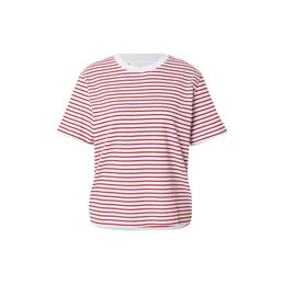 Selected T-Shirt 'SLFESSENTIAL' Damen Gr&ouml;&szlig;e M rot / wei&szlig;