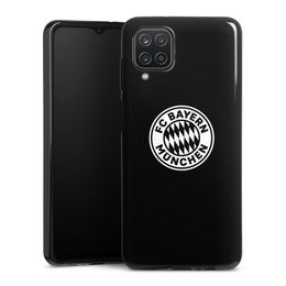 DeinDesign Galaxy A12 Handy Silikon H&uuml;lle Case schwarz Handyh&uuml;lle Coat Of Arms Fc Bayern M&uuml;nchen Fcb