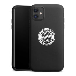 DeinDesign iPhone 11 Handy Premium Silikon H&uuml;lle Handyh&uuml;lle schwarz Case Fcb Coat Of Arms Fc Bayern M&uuml;nchen Silikon Premium Case