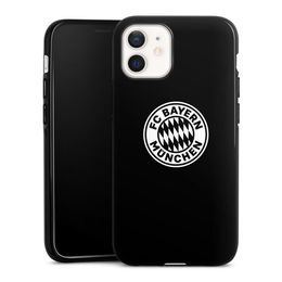 DeinDesign iPhone 12 Handy Silikon H&uuml;lle Case schwarz Handyh&uuml;lle Fcb Coat Of Arms Fc Bayern M&uuml;nchen