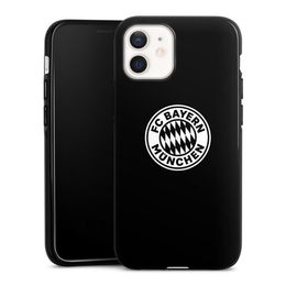 DeinDesign iPhone 12 mini Handy Silikon H&uuml;lle Case schwarz Handyh&uuml;lle Fcb Coat Of Arms Fc Bayern M&uuml;nchen