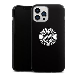 DeinDesign iPhone 13 Pro Max Handy Silikon H&uuml;lle Case schwarz Handyh&uuml;lle Fcb Coat Of Arms Fc Bayern M&uuml;nchen