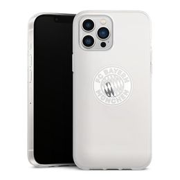 DeinDesign iPhone 13 Pro Max Handy Silikon H&uuml;lle Case transparent Handyh&uuml;lle Fcb Coat Of Arms Fc Bayern M&uuml;nchen Silikon Case