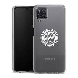 DeinDesign Galaxy A12 Handy Silikon H&uuml;lle Case transparent Handyh&uuml;lle Fcb Coat Of Arms Fc Bayern M&uuml;nchen Silikon Case