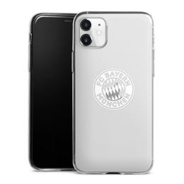 DeinDesign iPhone 11 Handy Slim Case Silikon Handyh&uuml;lle transparent H&uuml;lle extra d&uuml;nn Fcb Fc Bayern M&uuml;nchen Coat Of Arms Silikon Slim Case