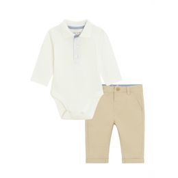Cool Club Set Jungen Gr&ouml;&szlig;e 62 beige / naturwei&szlig;