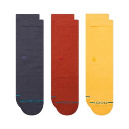 Stance Athletic Socks 'ICON ' male Blue, Yellow, Red size M