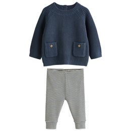 next Set Jungen Gr&ouml;&szlig;e 74 navy / wei&szlig;