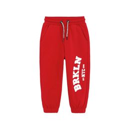 Cool Club Hose Jungen Gr&ouml;&szlig;e 134 knallrot / wei&szlig;