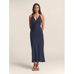 St Mrlo Kleid 'LUELLA MIDI DRESS' Damen Gr&ouml;&szlig;e 40 blau Winterkleid