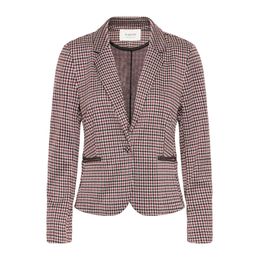 B.Young Blazer 'BYROWAN' Damen Gr&ouml;&szlig;e 36 creme / dunkelrot / schwarz