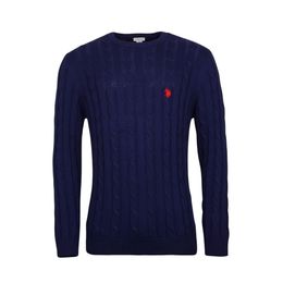 U.S. Polo Assn. Pullover Herren Gr&ouml;&szlig;e XL blau / blutrot