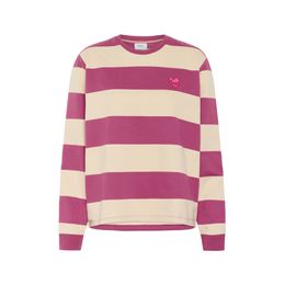 Saint Tropez Sweatshirt 'MajsaSZ' Damen Gr&ouml;&szlig;e XS ecru / rotviolett