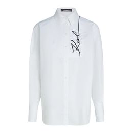 K by KARL LAGERFELD Karl Lagerfeld Bluse Damen Gr&ouml;&szlig;e L schwarz / wei&szlig;
