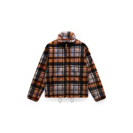 Napapijri Fleecejacke 'T-Montepiana' Herren Gr&ouml;&szlig;e XXL blau / marine / mokka / orange